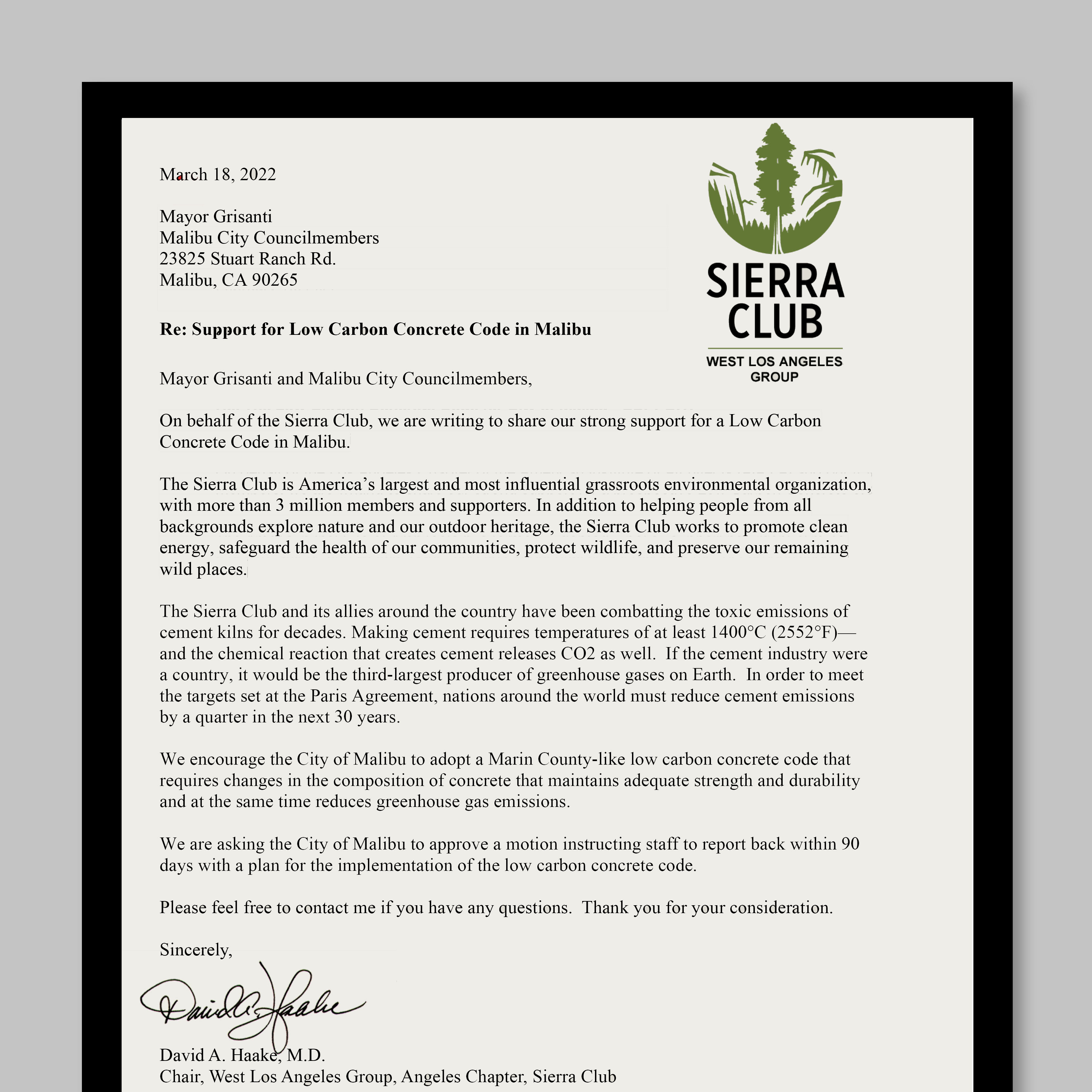 The Low Carbon Initiative